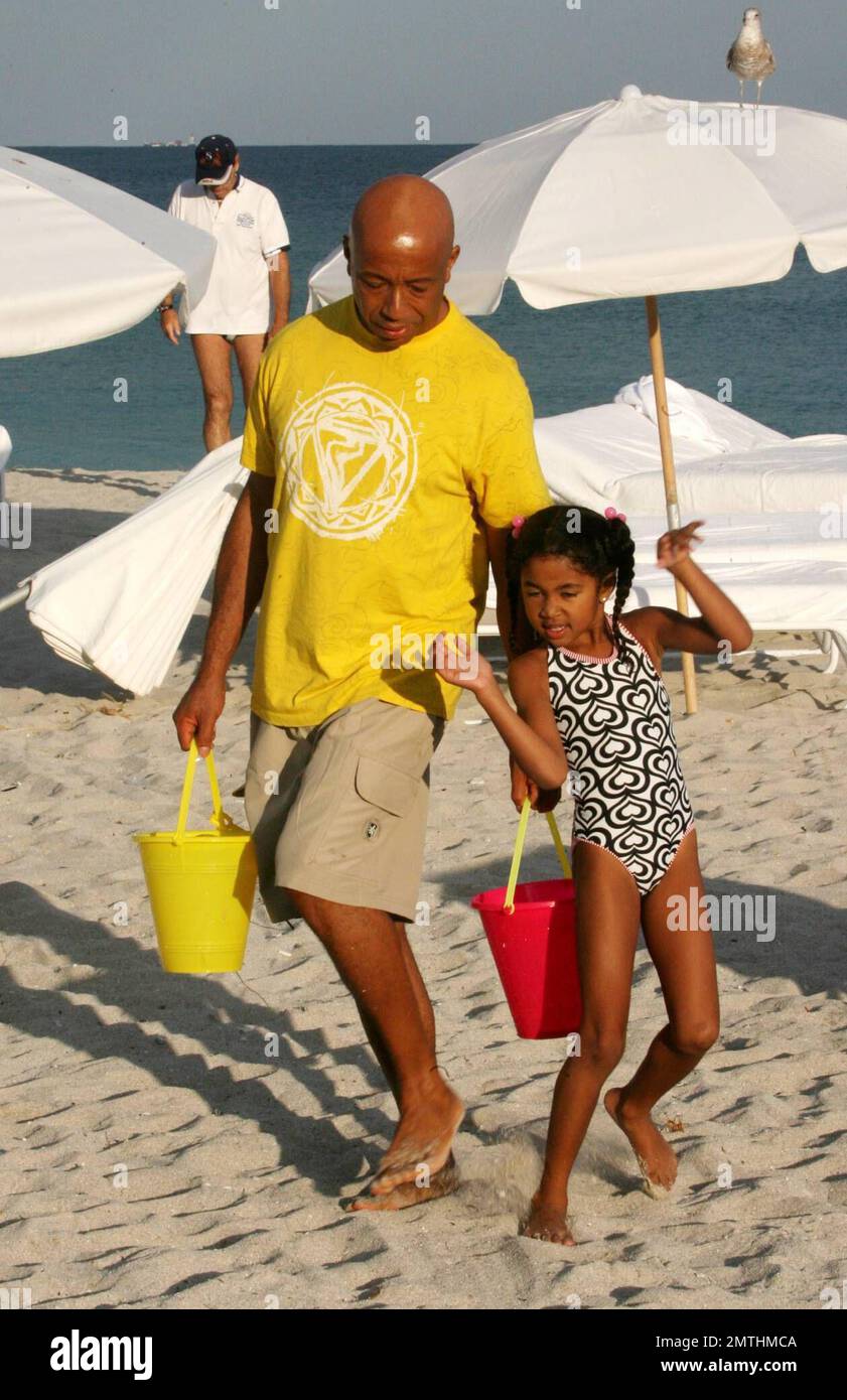 Hip Hop Mogul Russell Simmons takes daughters Ming Lee and Aoki Lee ...