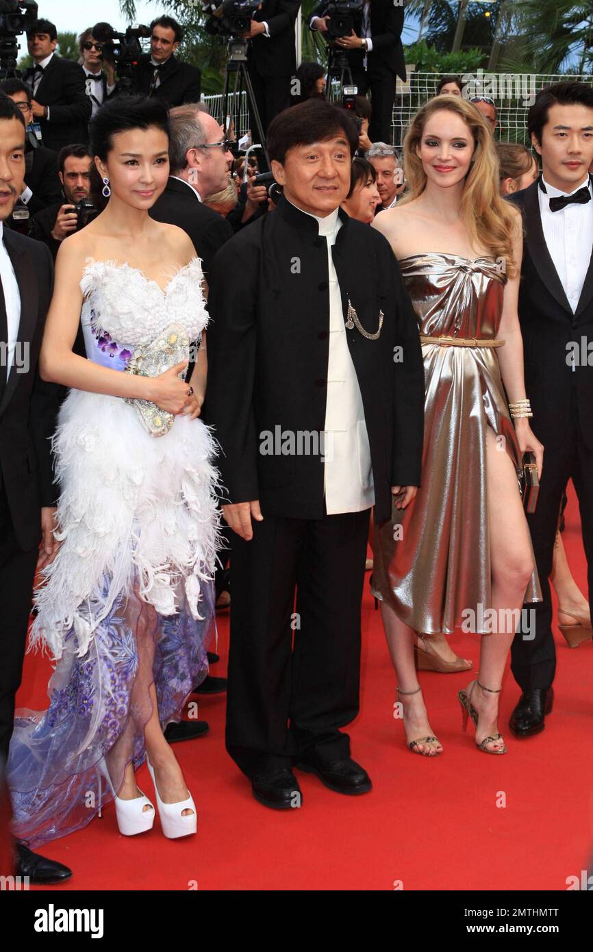 Jackie Chan attends the premiere of "Rust & Bone" in competition at the ...