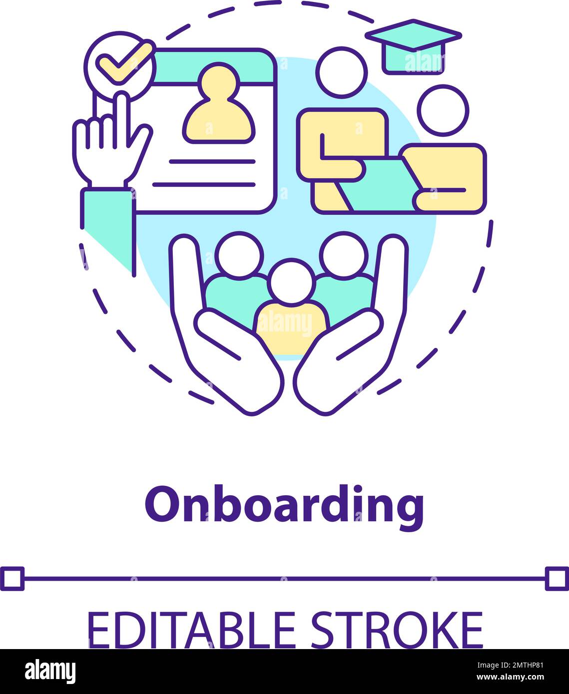 New hire onboarding Stock Vector Images - Alamy