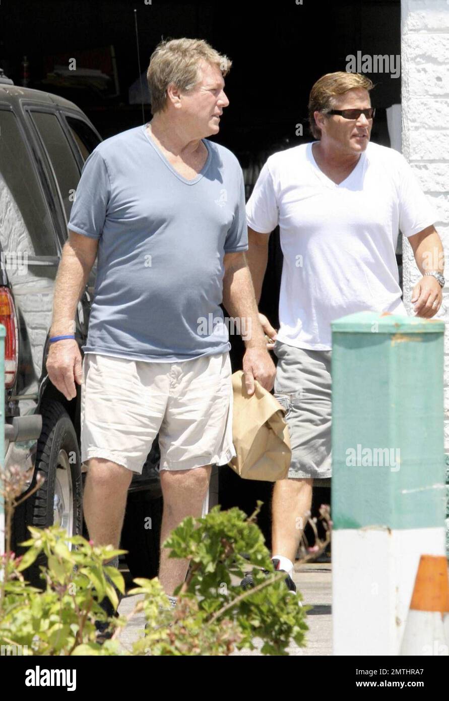 Just weeks after losing his beloved Farrah Fawcett, Ryan O'Neal is seen ...