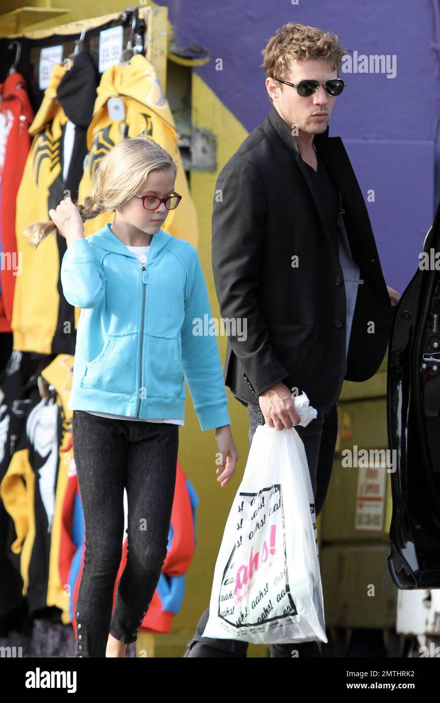 EXCLUSIVE!! Actor Ryan Phillippe takes his darling daughter Ava ...