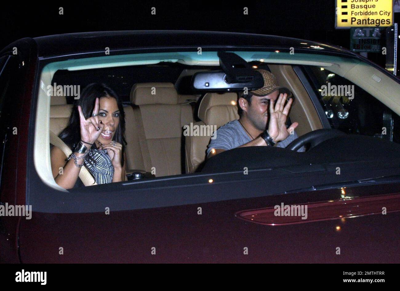 Actress Ryan Starr enjoys a night on the town at the new nightclub ...