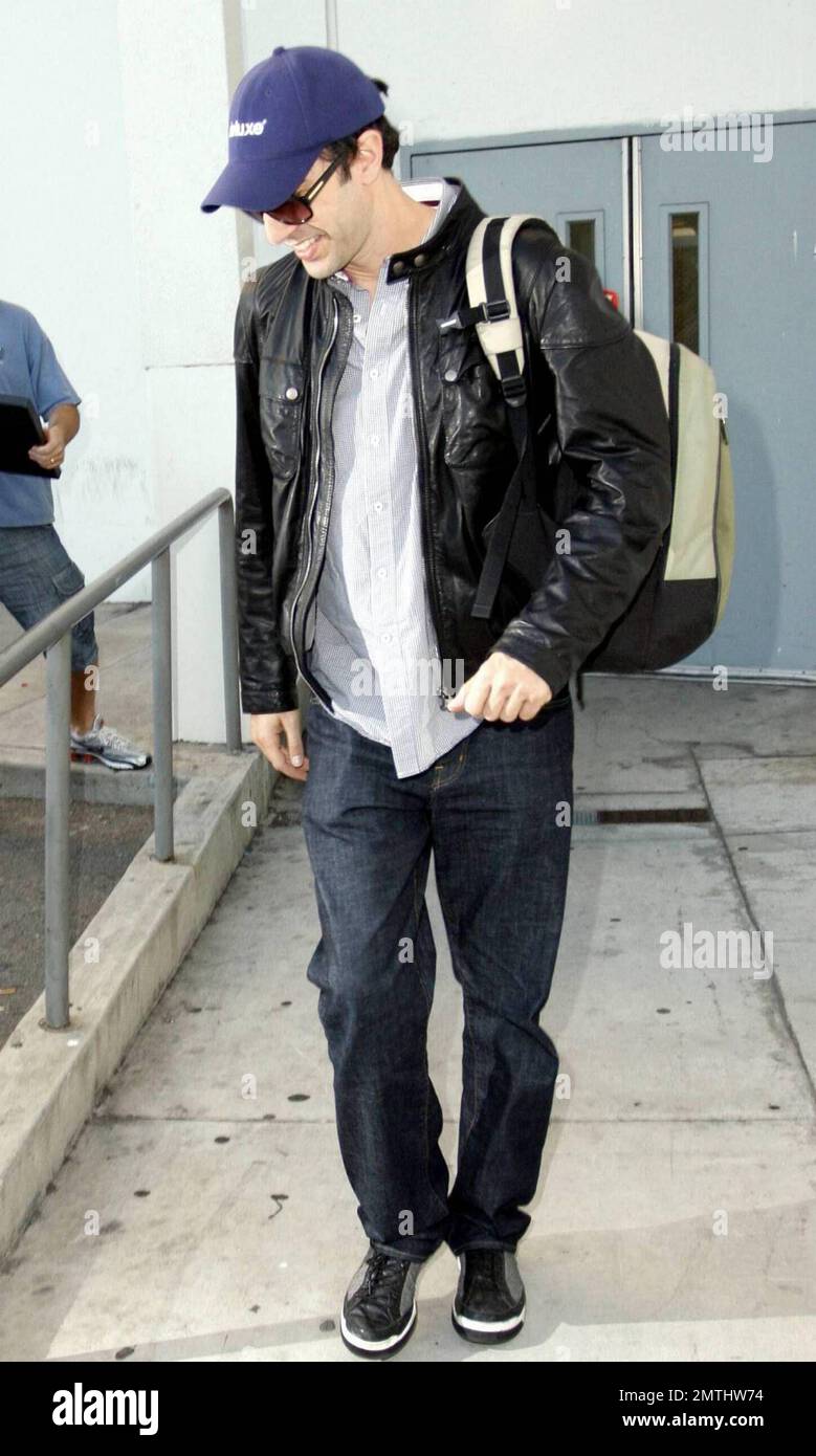 Star of the controversial new film "Bruno," Sasha Baron Cohen arrives ...