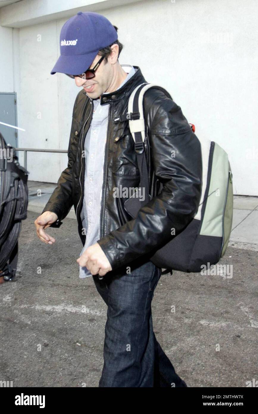 Star of the controversial new film "Bruno," Sasha Baron Cohen arrives ...