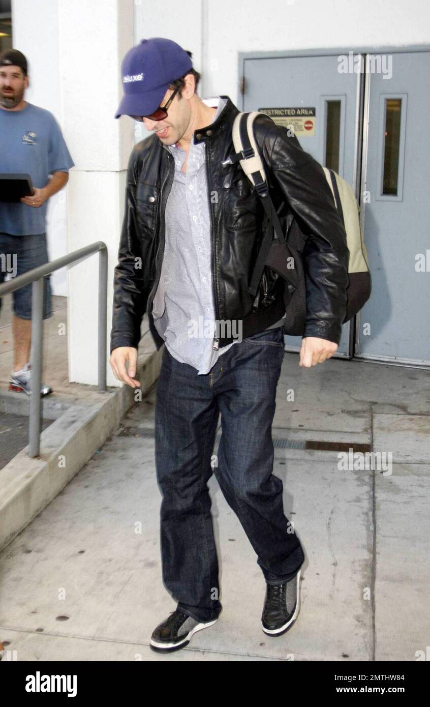 Star of the controversial new film "Bruno," Sasha Baron Cohen arrives ...