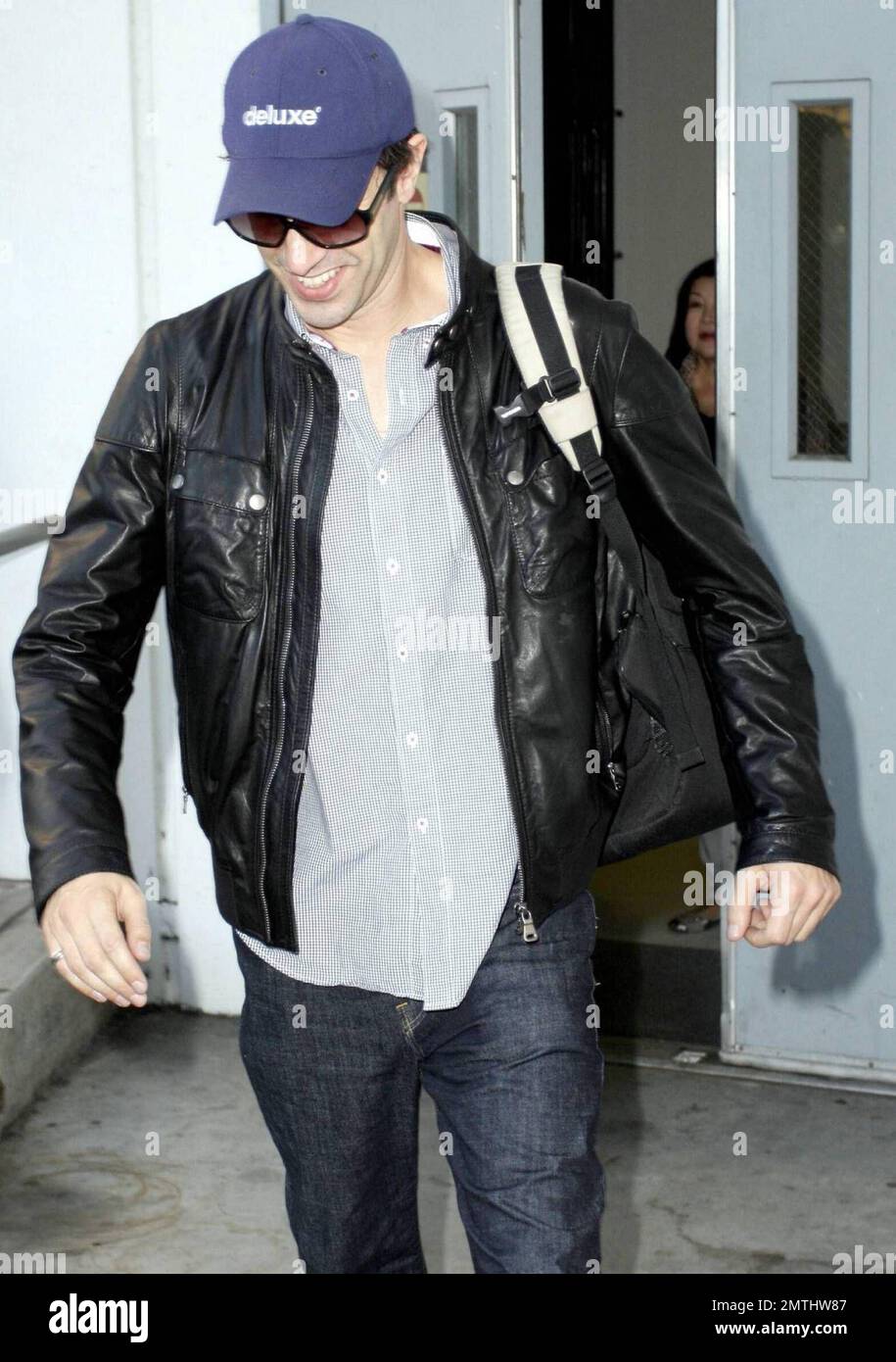 Star of the controversial new film "Bruno," Sasha Baron Cohen arrives ...
