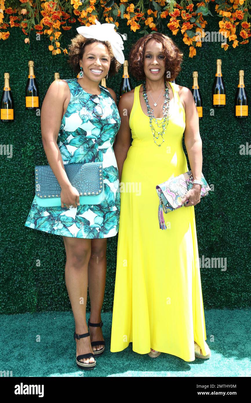 Kirby Bumpus, left, and Gayle King attend the Veuve Clicquot Polo ...