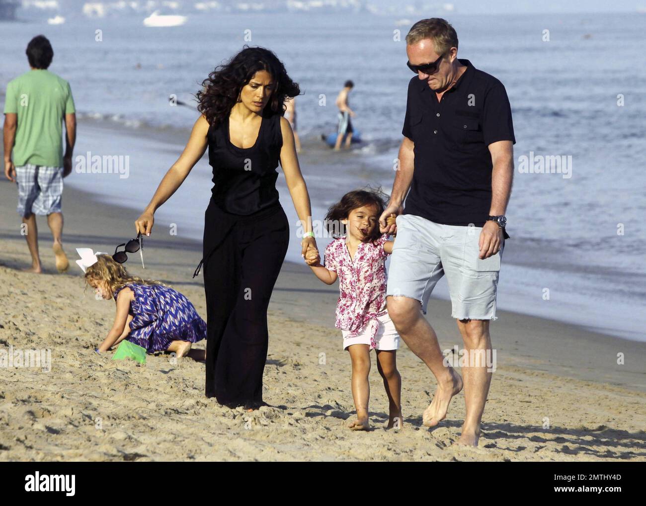 EXCLUSIVE!! Actress Salma Hayek, husband Francois-Henri Pinault and ...