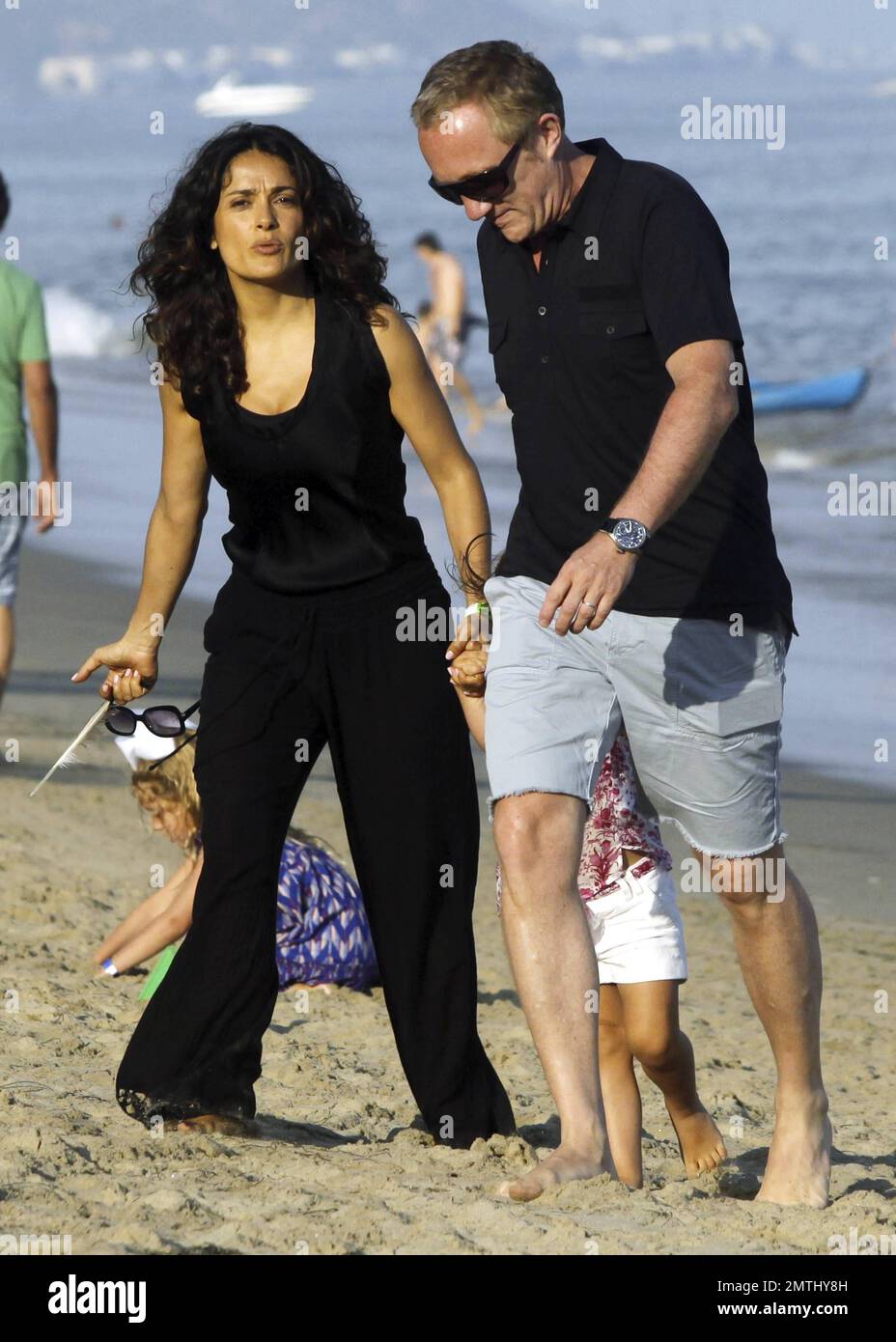 EXCLUSIVE!! Actress Salma Hayek, husband Francois-Henri Pinault and ...