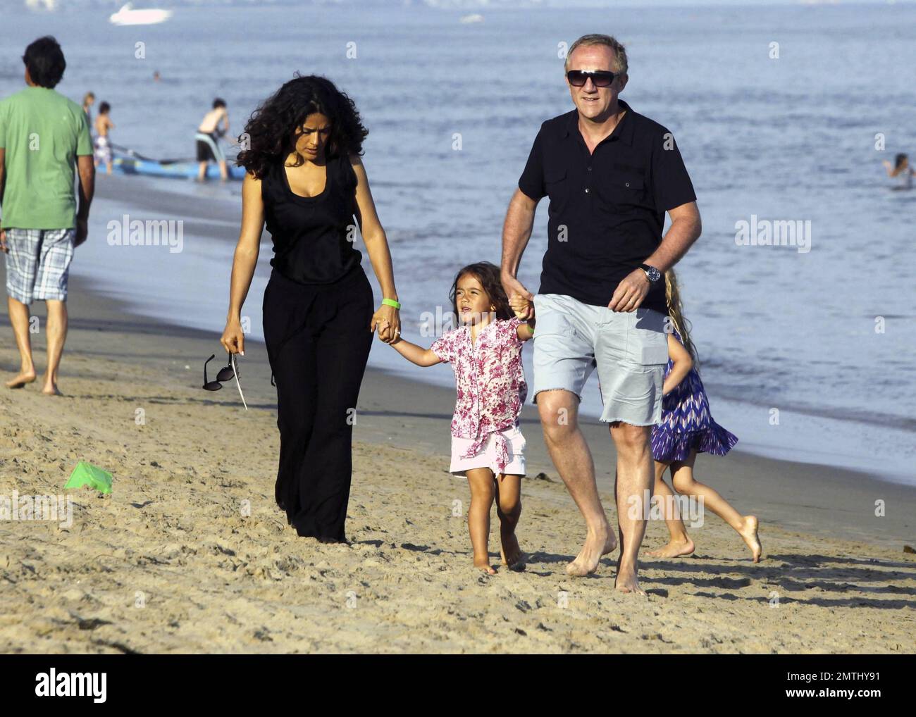 EXCLUSIVE!! Actress Salma Hayek, husband Francois-Henri Pinault and ...