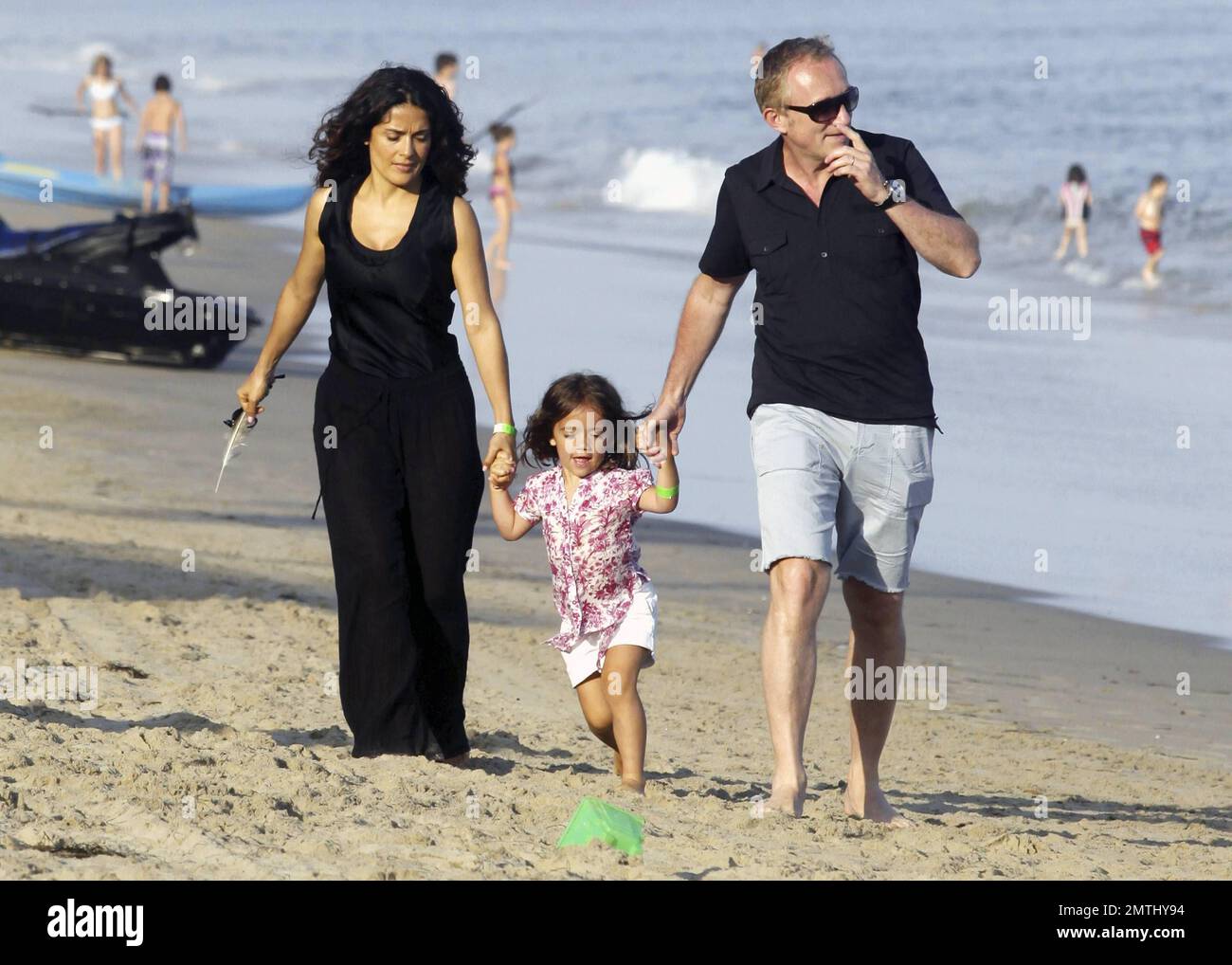 EXCLUSIVE!! Actress Salma Hayek, husband Francois-Henri Pinault and ...