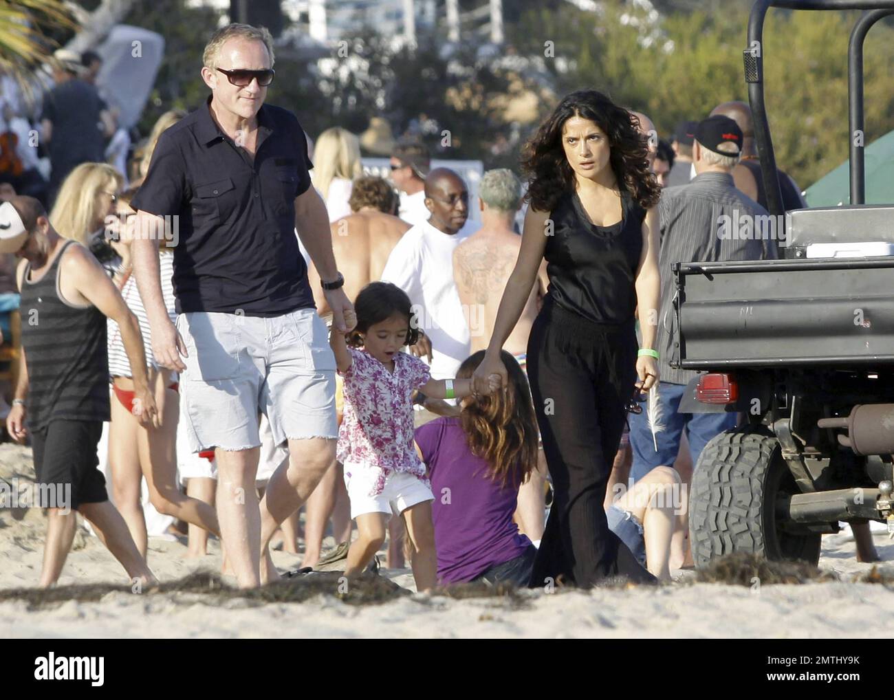 EXCLUSIVE!! Actress Salma Hayek, husband Francois-Henri Pinault and ...