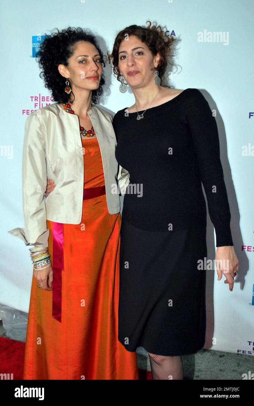 Actress Suheir Hammad and director Annemarie Jacir at the screening of ...