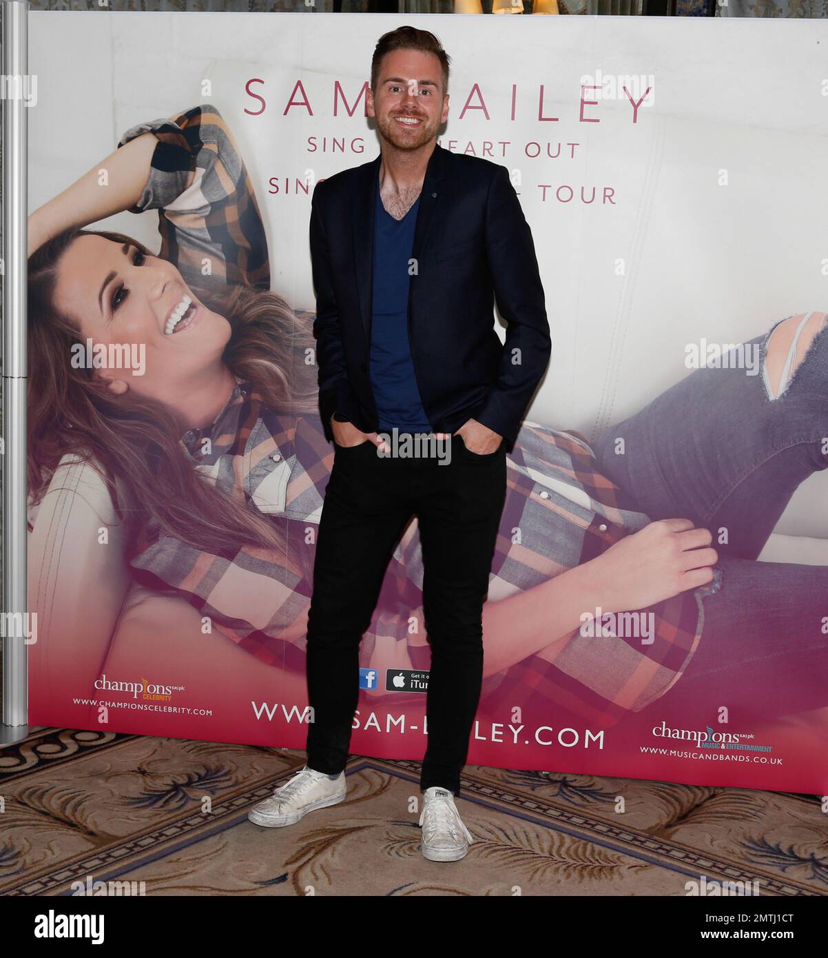 Ben Haenow at the Sam Bailey album launch party in London, United ...