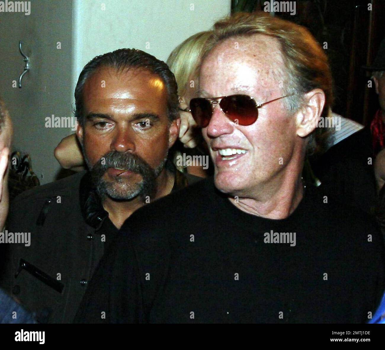 Sam Childers & Peter Fonda at the book release party for Sam Childers ...