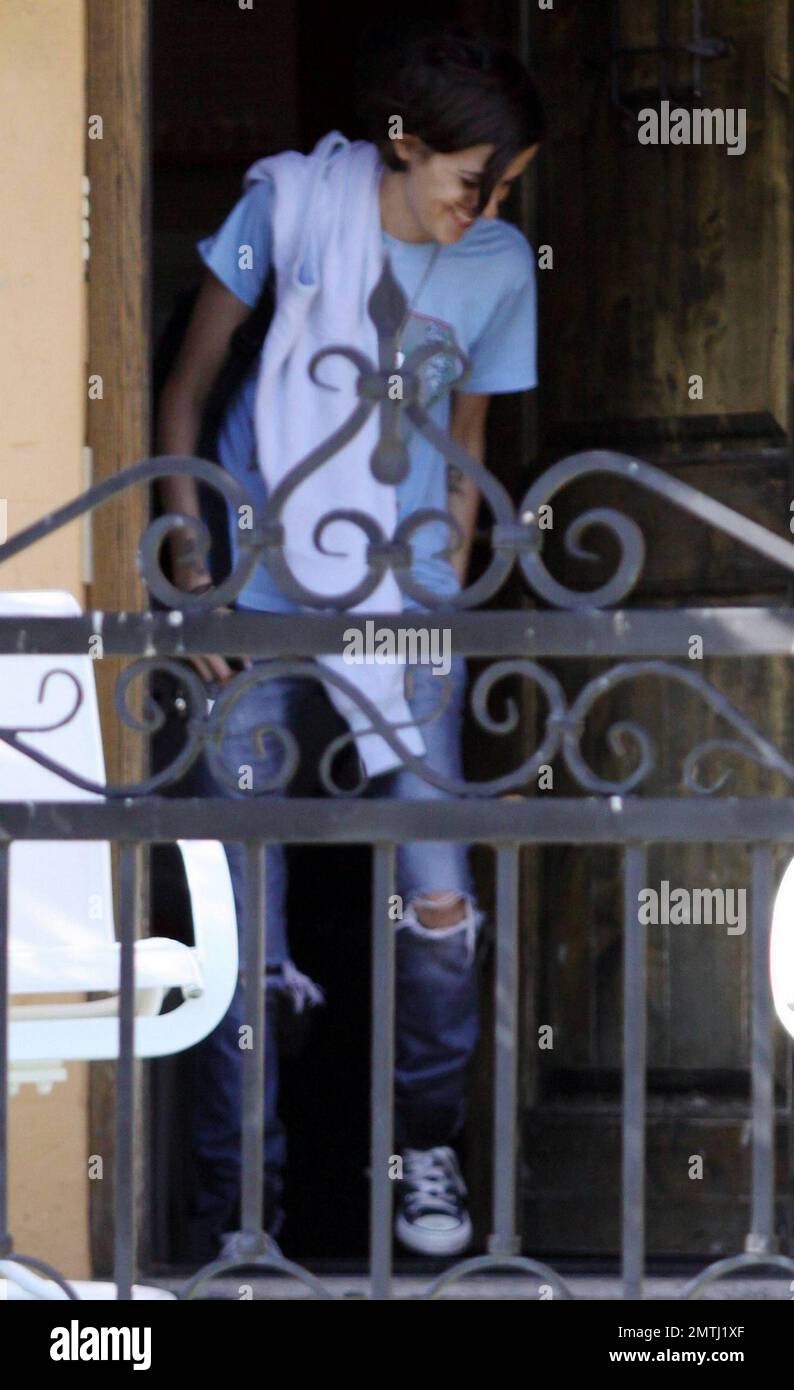 Lindsay Lohan's gal pal Samantha Ronson looks very serious as she ...