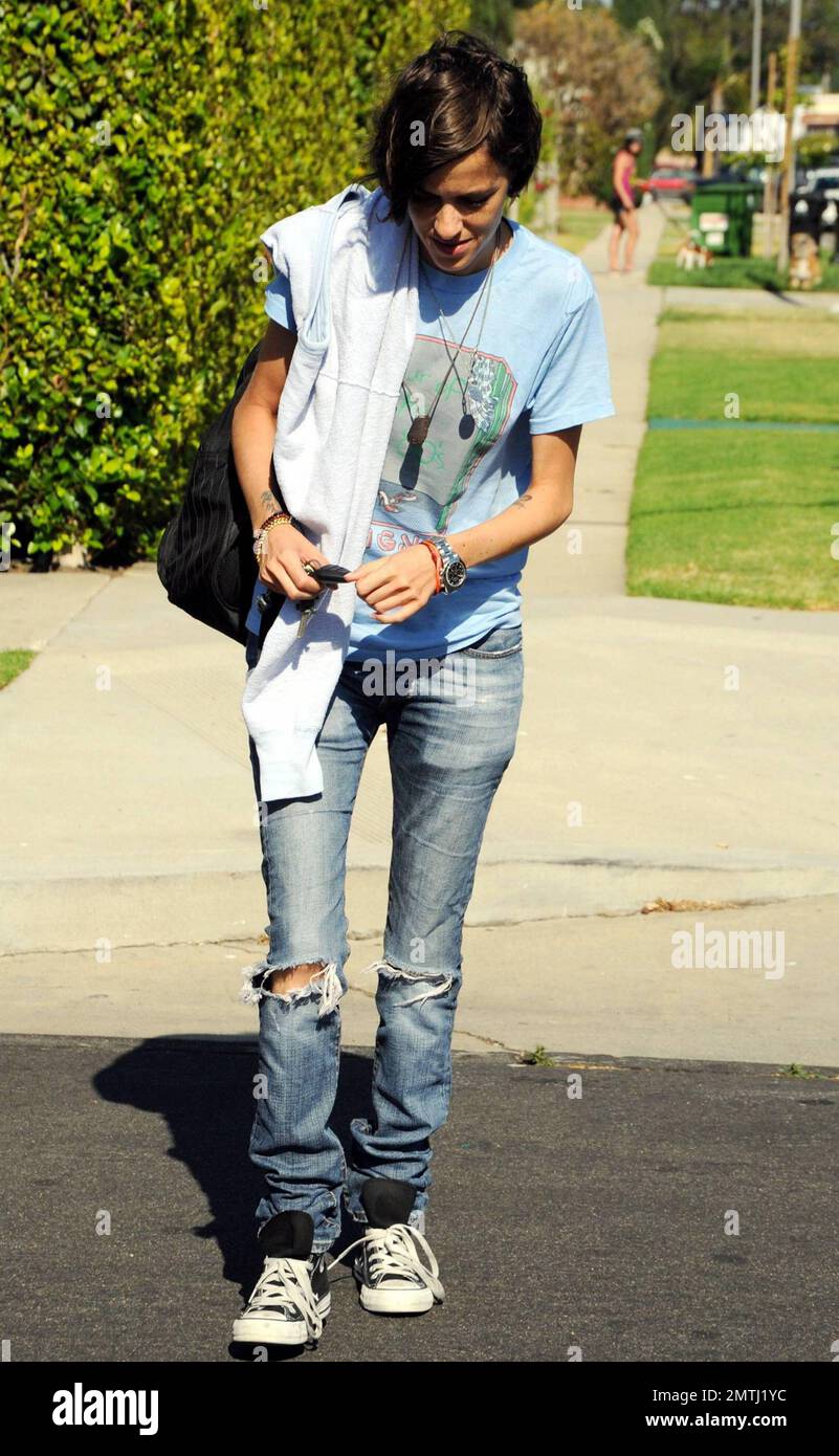 Lindsay Lohan's gal pal Samantha Ronson looks very serious as she ...