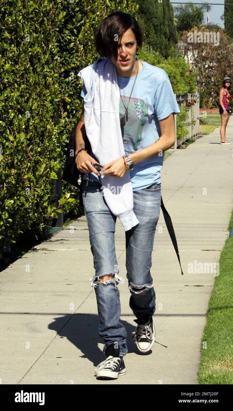 Lindsay Lohan's gal pal Samantha Ronson looks very serious as she ...