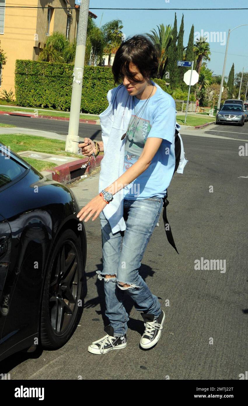 Lindsay Lohan's gal pal Samantha Ronson looks very serious as she ...