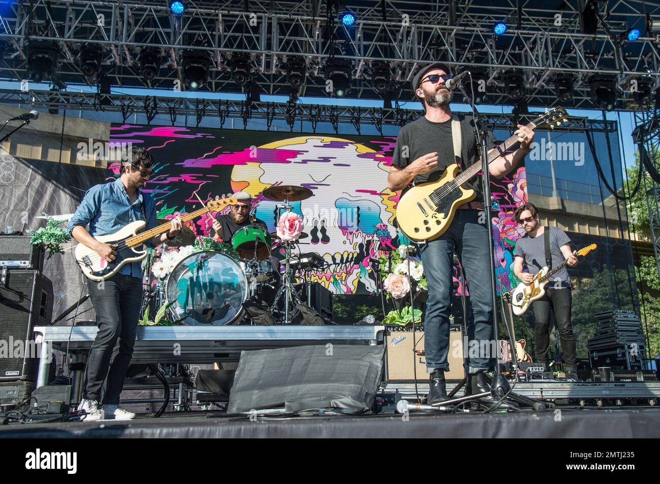 Yuuki Matthews, from left, Jon Sortland, James Mercer, and Casey ...