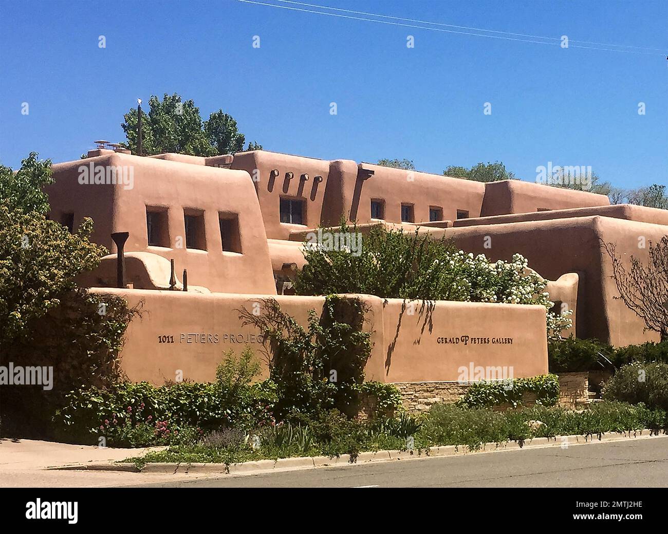 This May 15, 2017 photo shows the exterior of the Gerald Peters Gallery ...