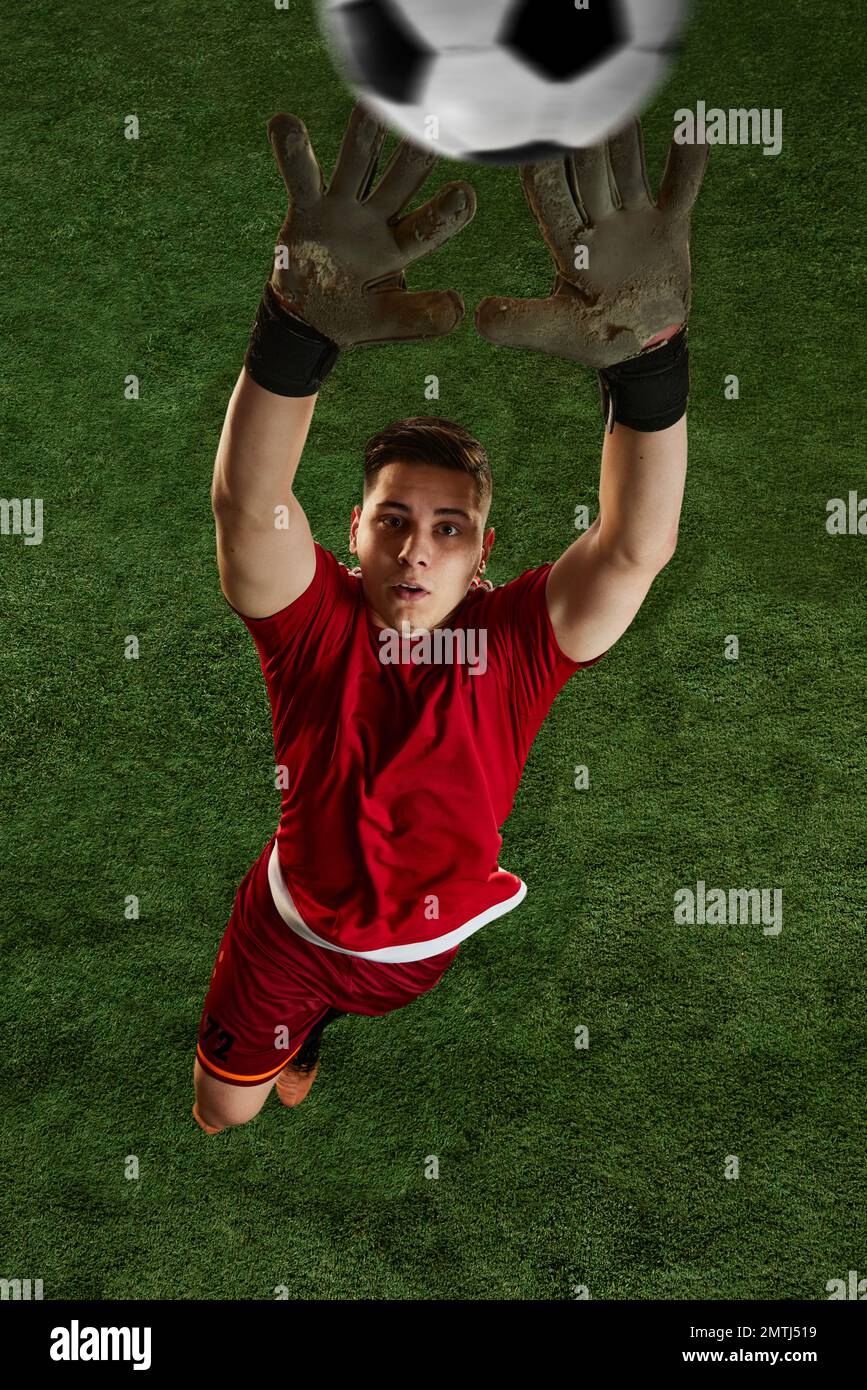 Soccer field ariel hi-res stock photography and images - Alamy