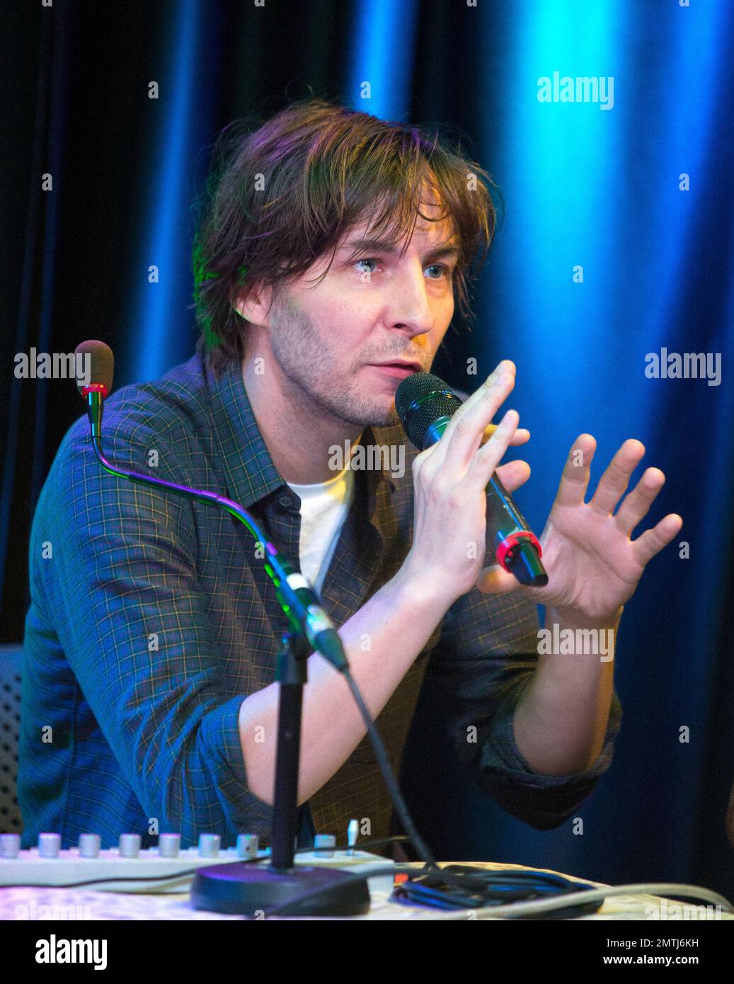 Thomas Mars of the band Phoenix visits the Radio 104.5 Performance ...