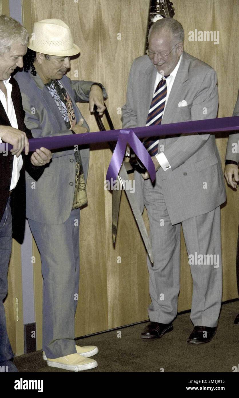 Legendary rocker Carlos Santana and Las Vegas Mayor Oscar Goodman open ...
