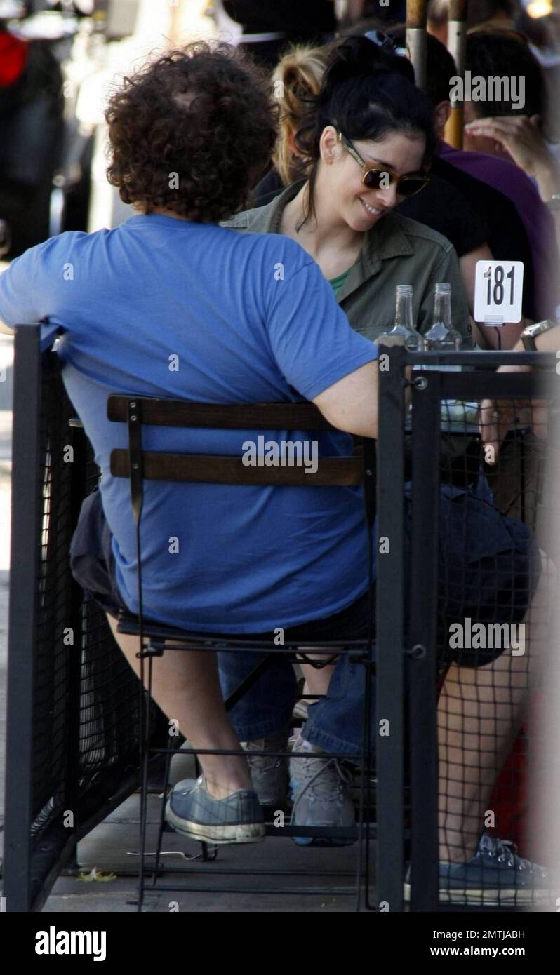 Comedians Sarah Silverman and Jeffrey Ross spend an afternoon together, stopping in at Joans on ...