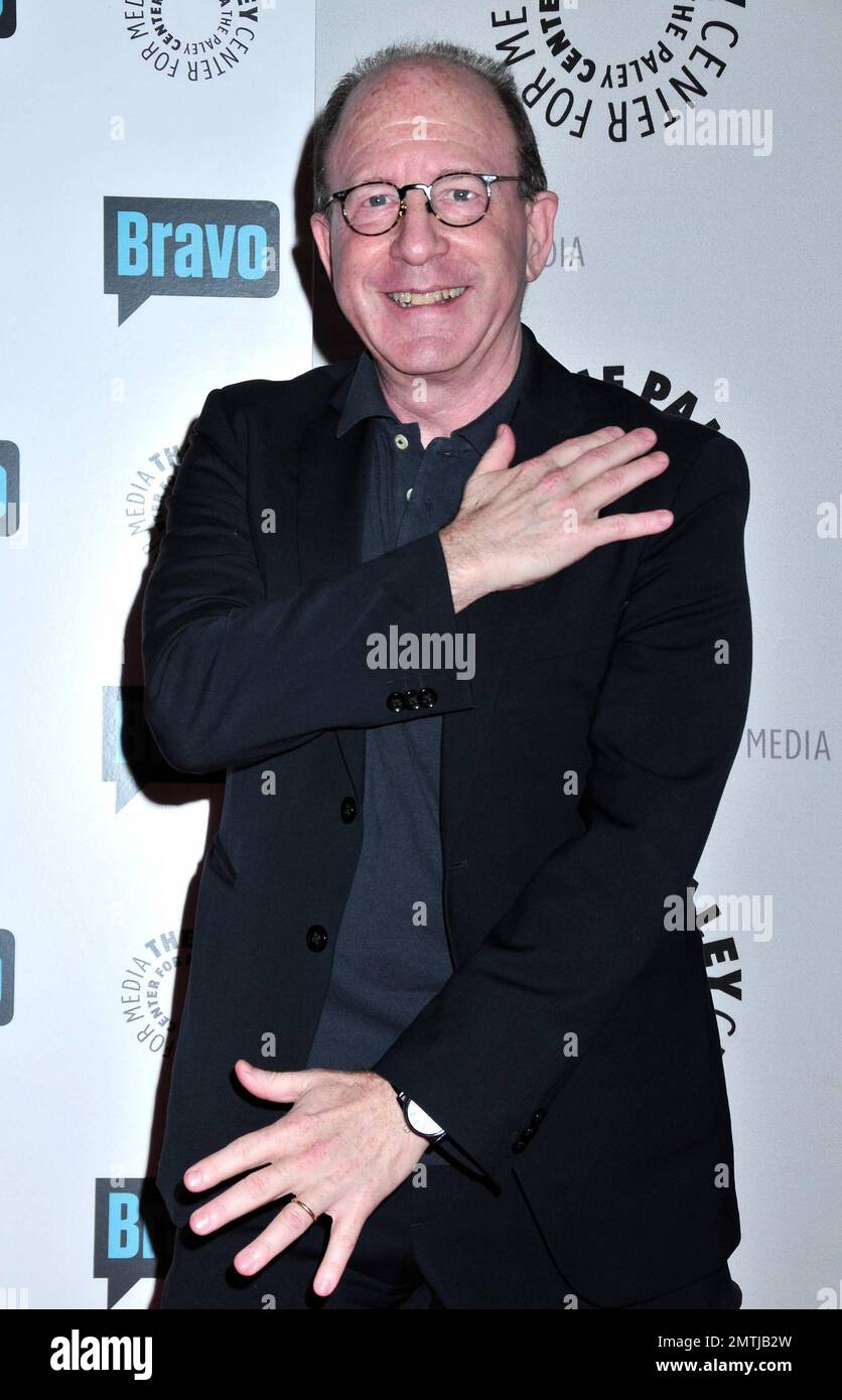 Art critic Jerry Saltz arrives to the launch party of Bravo's new art ...