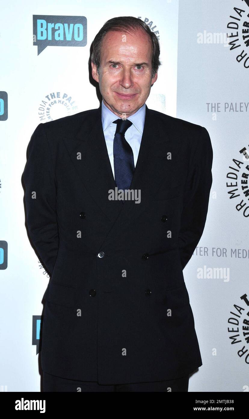 Art auctioneer and dealer Simon de Pury arrives to the launch party of ...