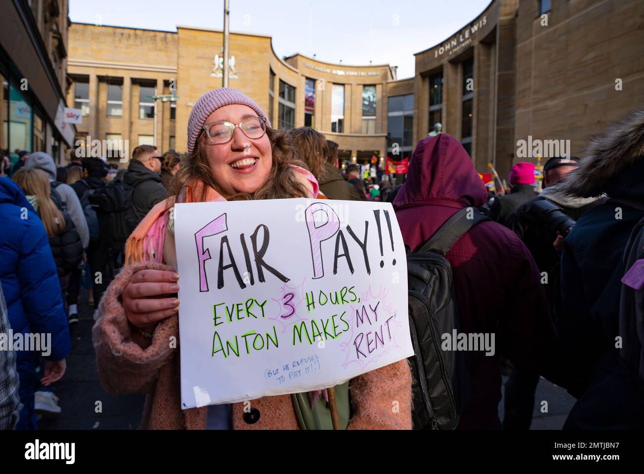 National strike day rally hi-res stock photography and images - Alamy