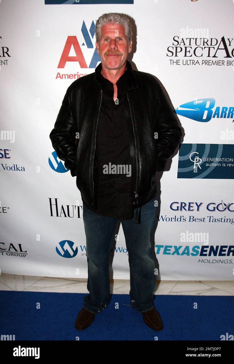 Ron Perlman at the "Saturday Night Spectacular" event at the Bank of ...