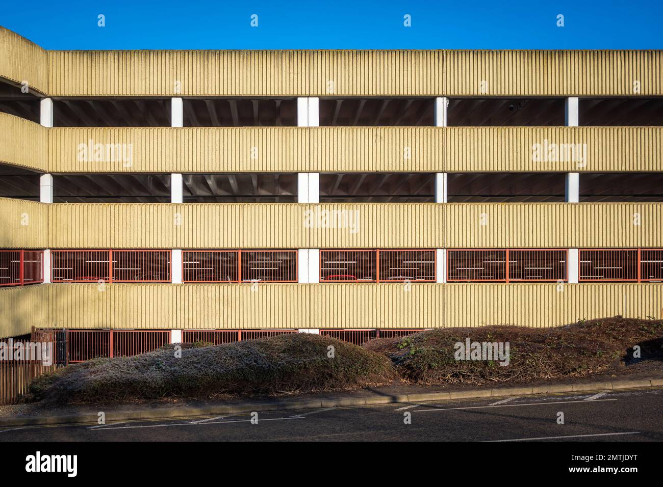 Multi storey car park building in england uk Stock Photo - Alamy