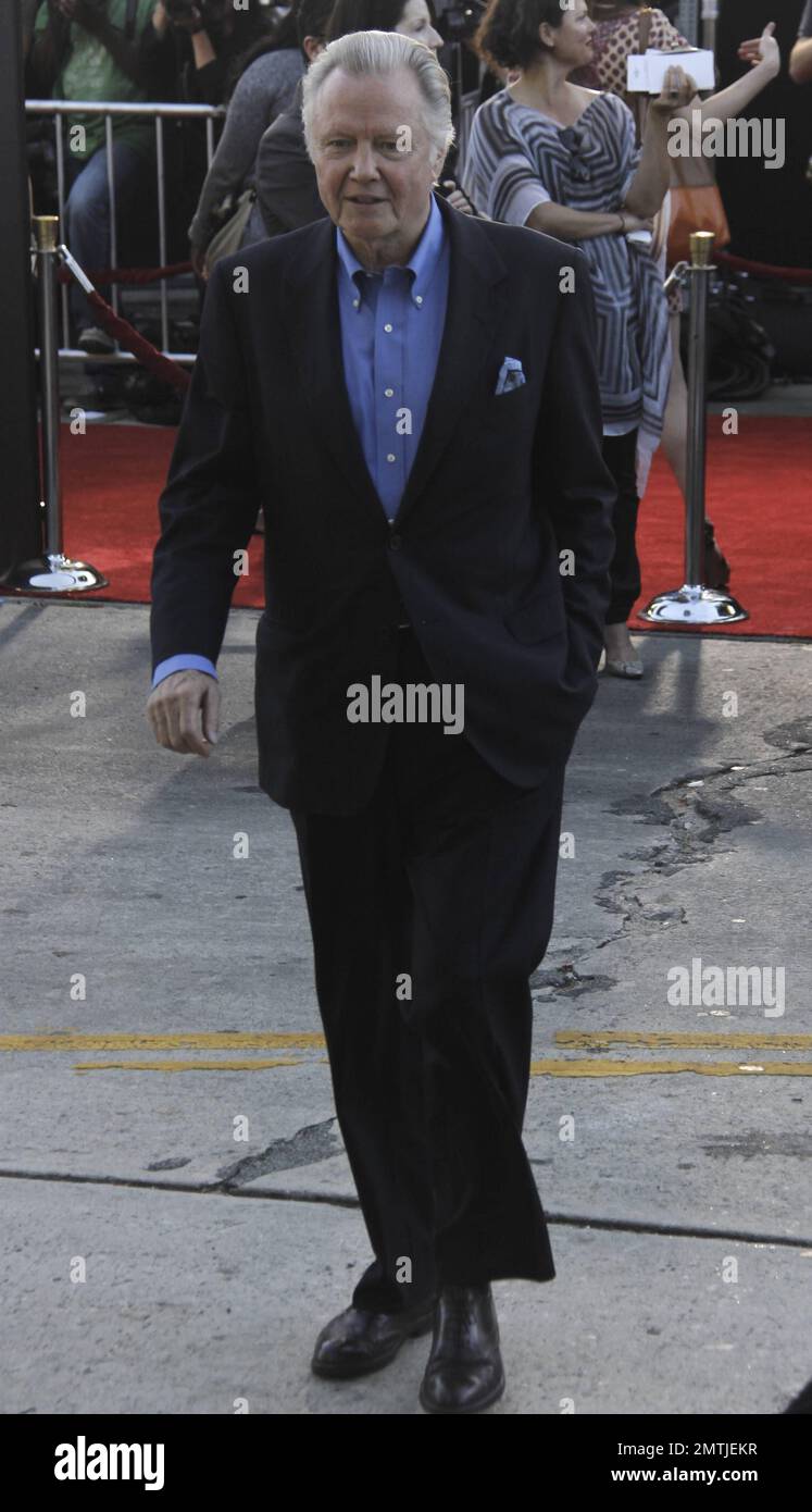 Jon Voight arrives at the Los Angeles premiere of "Savages" held at the ...