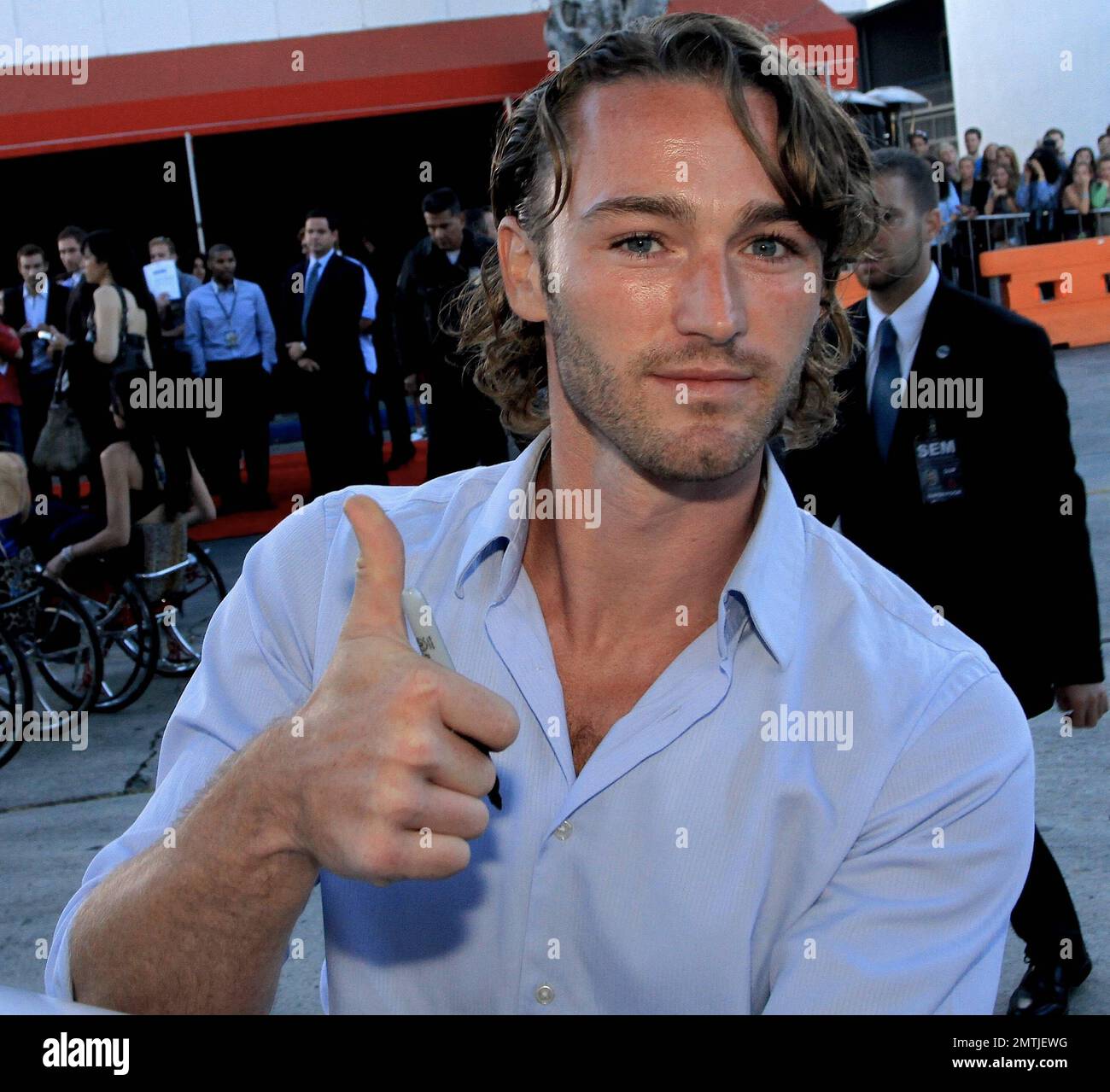 Jake McLaughlin at the World Premiere of "Savages" held at the Mann ...