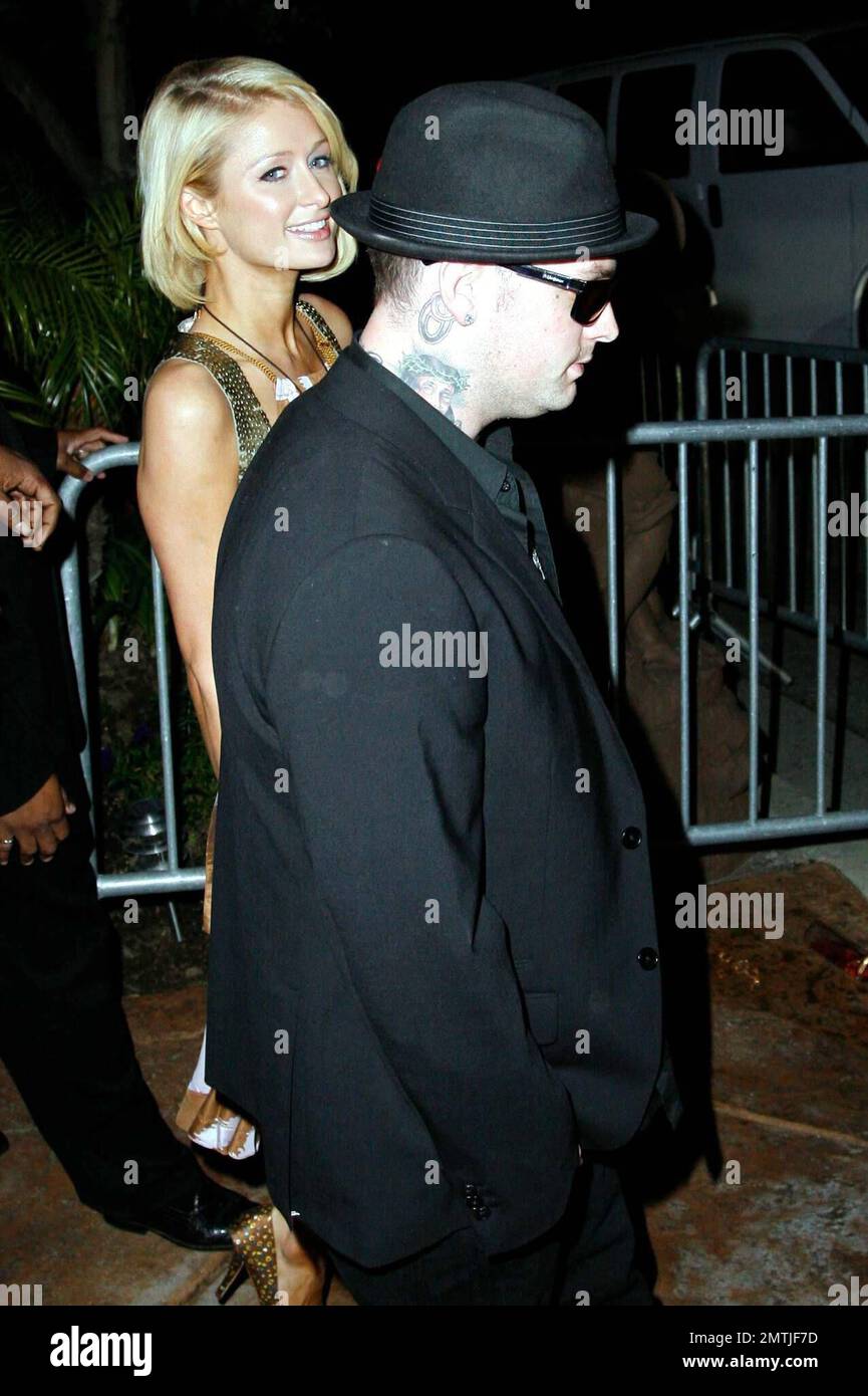 Paris Hilton and Benji Madden leave the Scandinavian Style Mansion ...