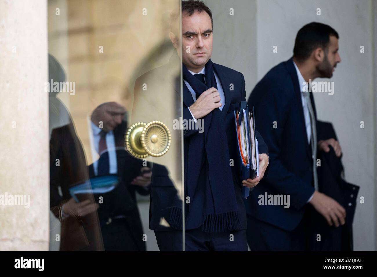 Army Minister Sebastien Le Cornu after the weekly cabinet meeting in ...