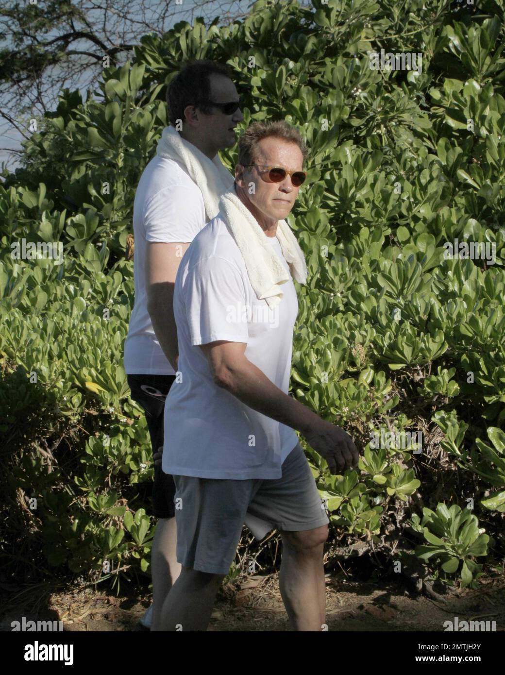 Ex-California Governor Arnold Schwarzenegger makes time for fitness by ...
