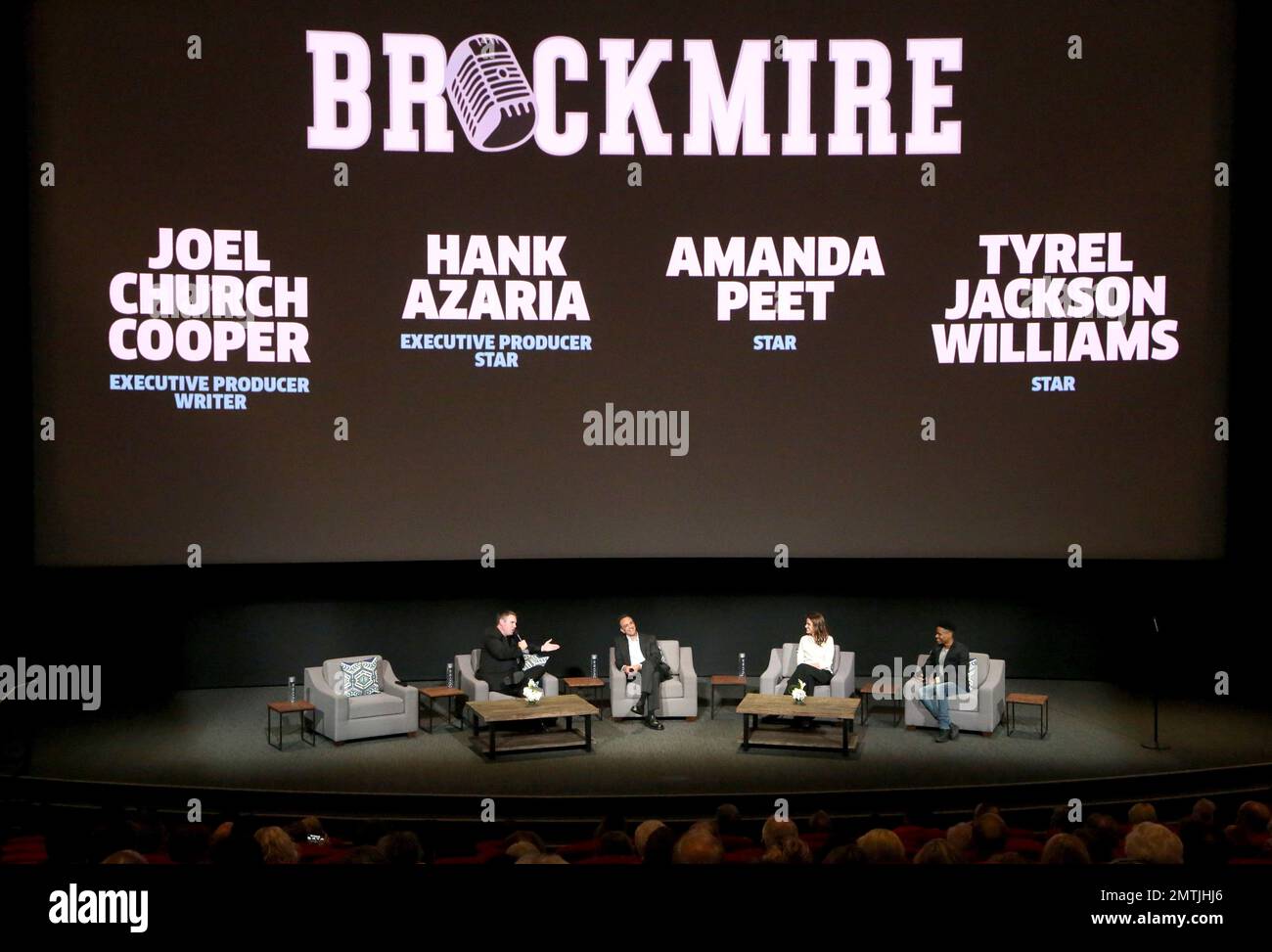Joel Church-Cooper, from left, Hank Azaria, Amanda Peet, and Tyrel ...