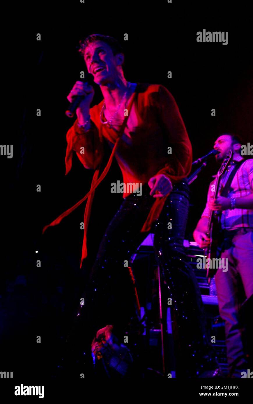 Scissor Sisters Jake Shears performing at Wembley Arena, Wembley UK 11 ...