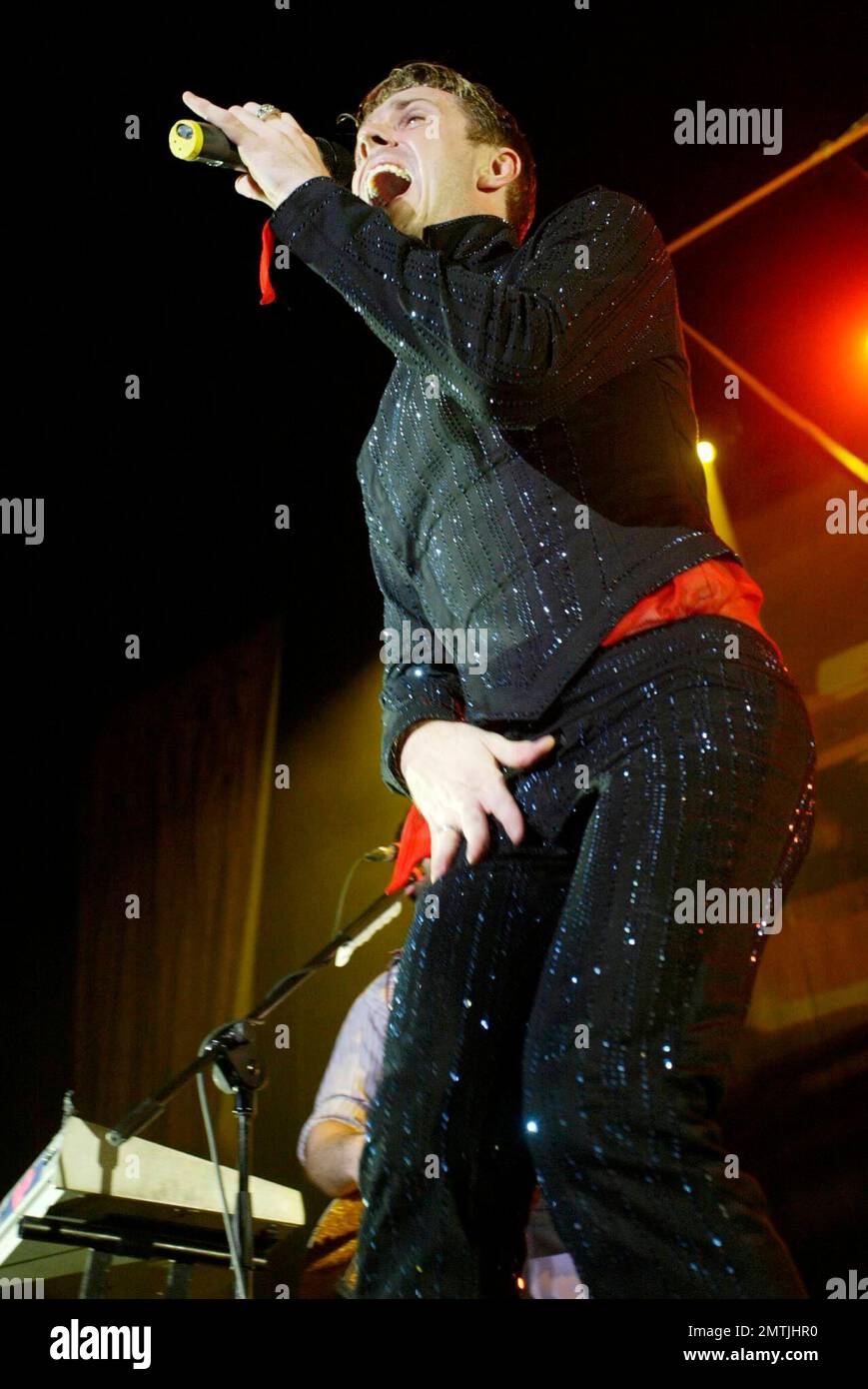 Scissor Sisters Jake Shears performing at Wembley Arena, Wembley UK 11 ...
