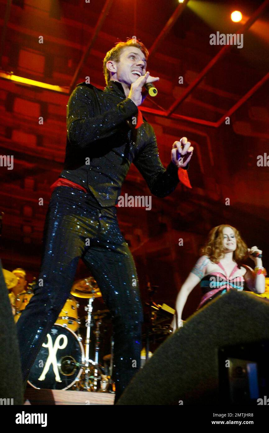 Scissor Sisters Jake Shears performing at Wembley Arena, Wembley UK 11 ...
