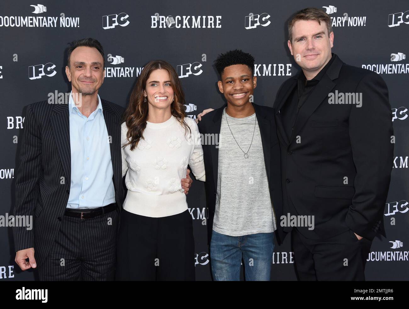 Hank Azaria, from left, Amanda Peet, Tyrel Jackson Williams and ...