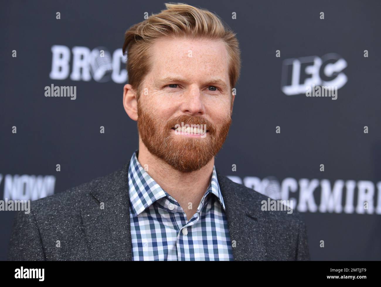 Alexander Buono arrives at the "Brockmire" and "Documentary Now!" For ...