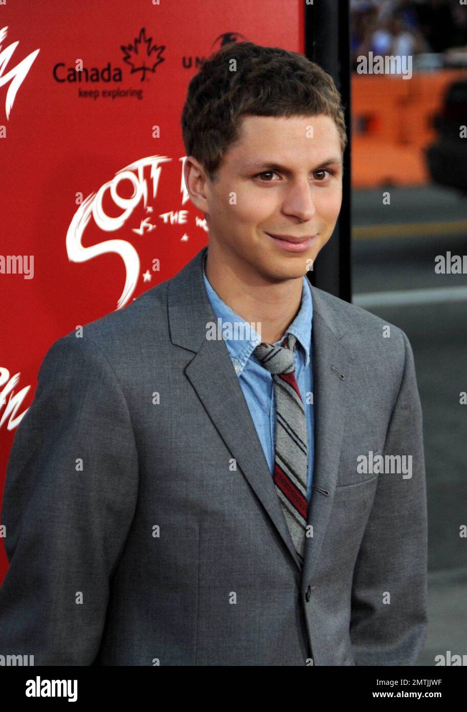 Actor Michael Cera arrives at the "Scott Pilgrim vs the World" Premiere ...