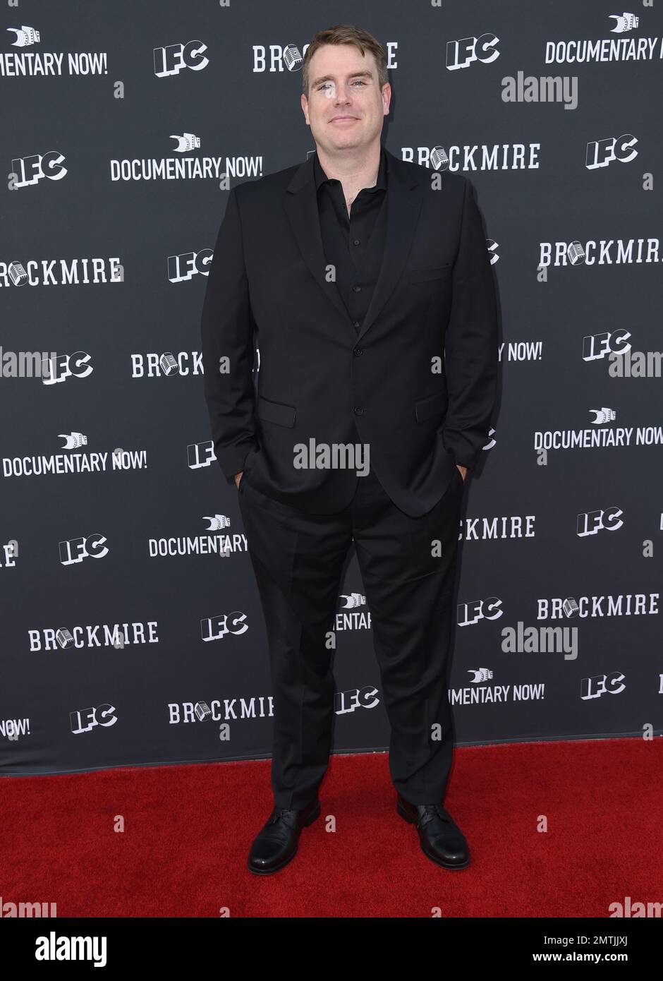 Joel Church-Cooper arrives at the "Brockmire" and "Documentary Now ...