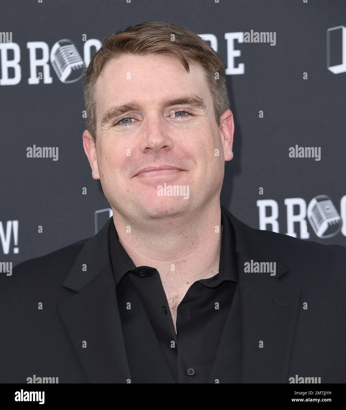 Joel Church-Cooper arrives at the "Brockmire" and "Documentary Now ...