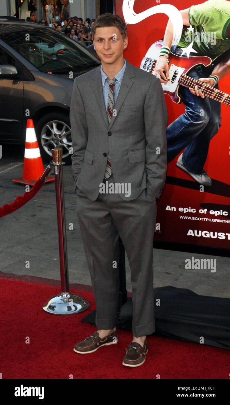 Actor Michael Cera arrives at the "Scott Pilgrim vs the World" Premiere ...