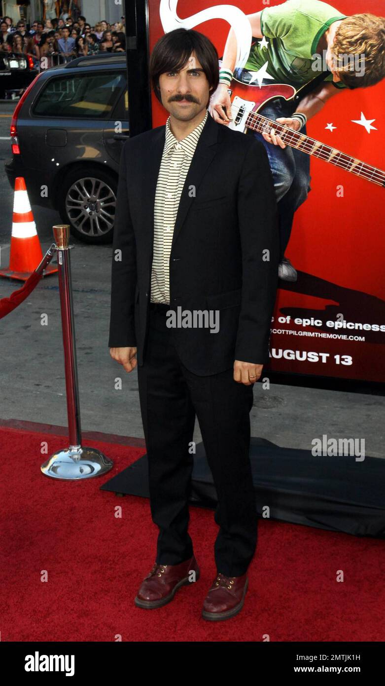 Actor Jason Schwartzman arrives at the "Scott Pilgrim vs the World ...